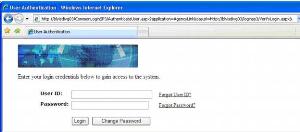 Testing Authentication – Agency Link Example
